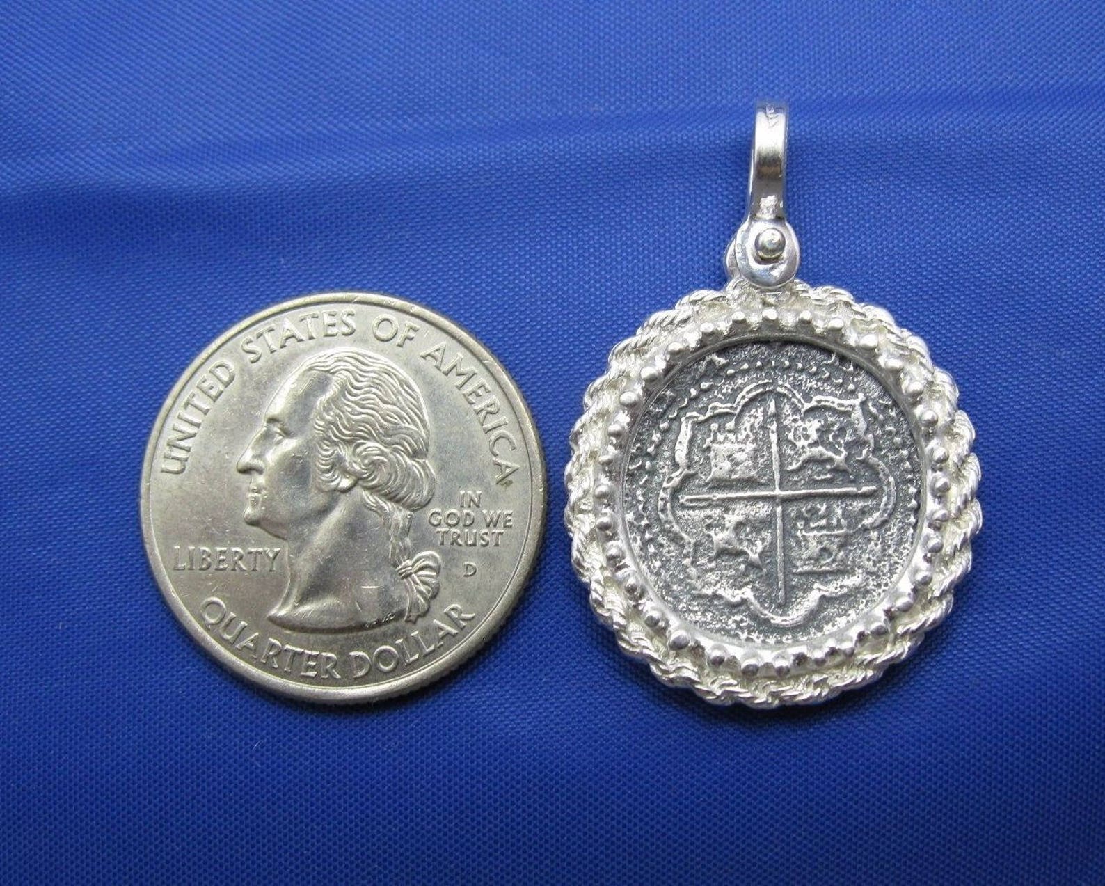 Sterling Silver Beaded Rope Bezel Design With Reproduction - Etsy