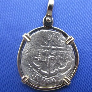 Unique Nautical Shipwreck Coin Pendant With Anchor Shaped Markings in ...