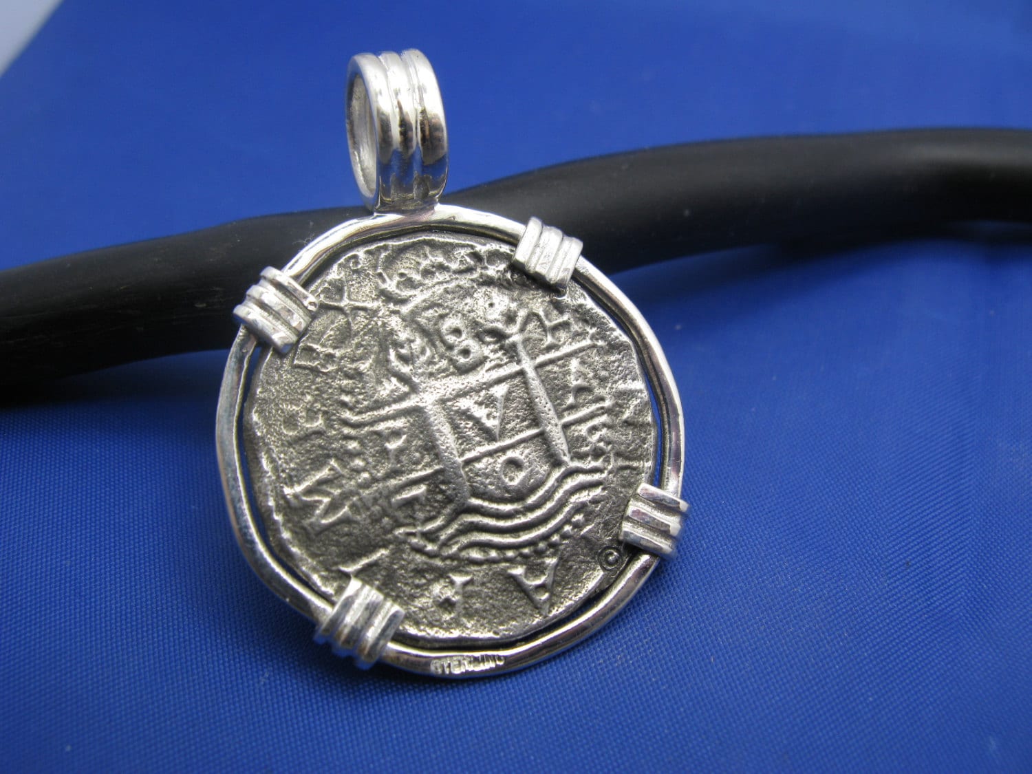 Large Sterling Silver Replica Pirate Coin Piece of Eight - Etsy