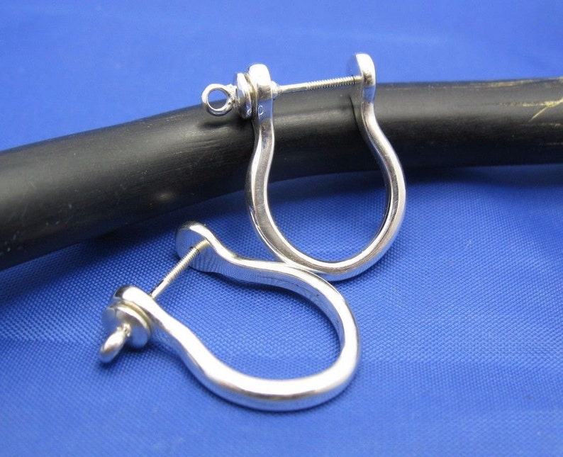 Large Pirate Shackle Earring Hoop Pair new Extra Large | Etsy