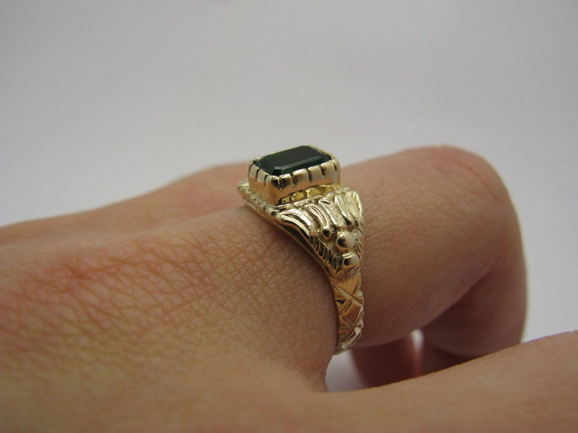 Highly Detailed Atocha Shipwreck Royalty Ring Emerald - Etsy