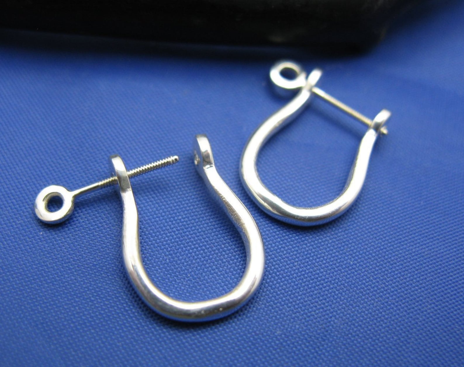 Custom Sterling Silver Pirate Shackle Earring Pair Handmade by - Etsy