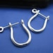 Custom Sterling Silver Pirate Shackle Earring Pair Handmade by Crisol ...