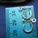 Small Sterling Silver Pirate Shackle Earring Pair Handmade by Crisol ...