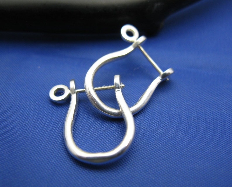 Custom Sterling Silver Pirate Shackle Earring Pair Handmade by - Etsy