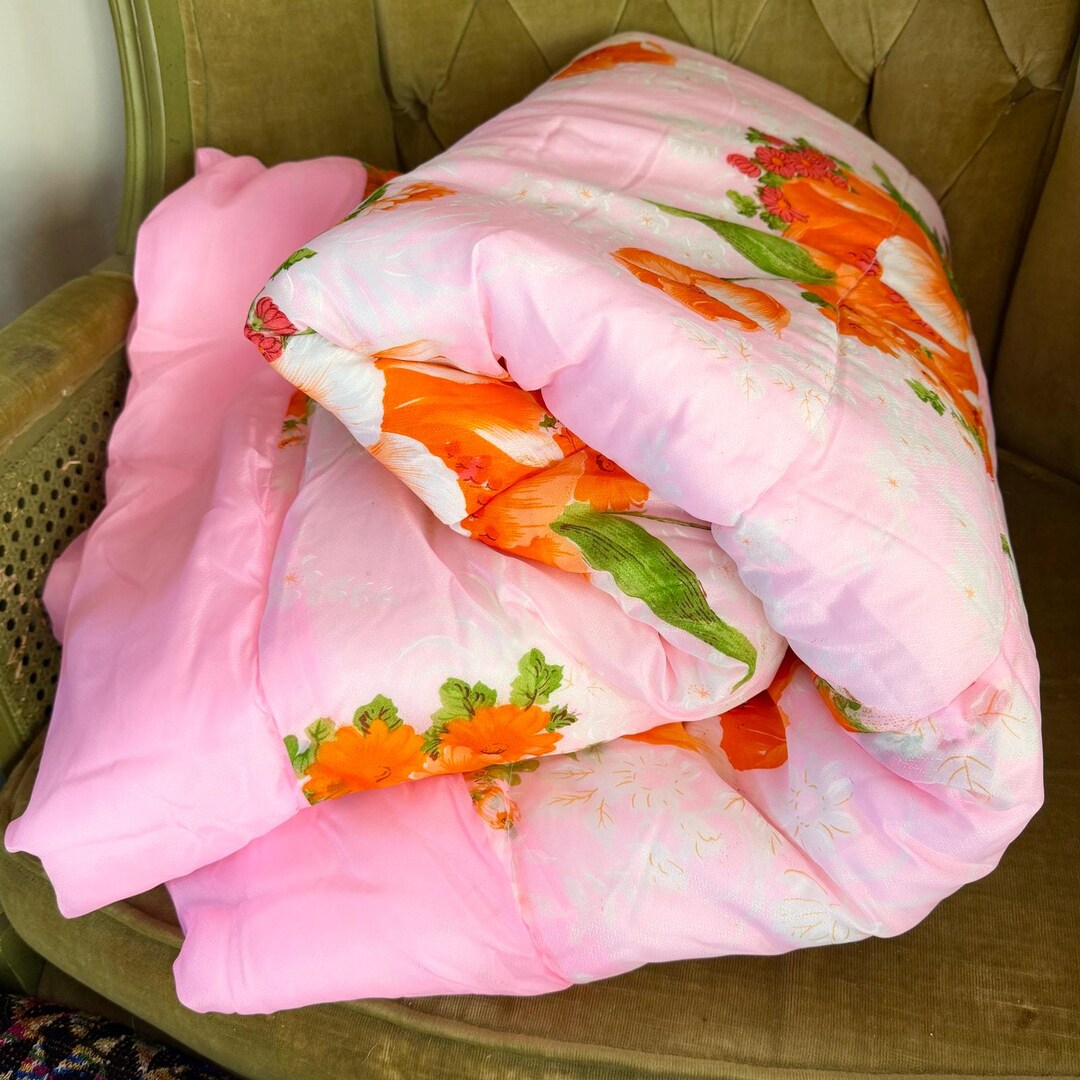 Pink And Orange Comforternull