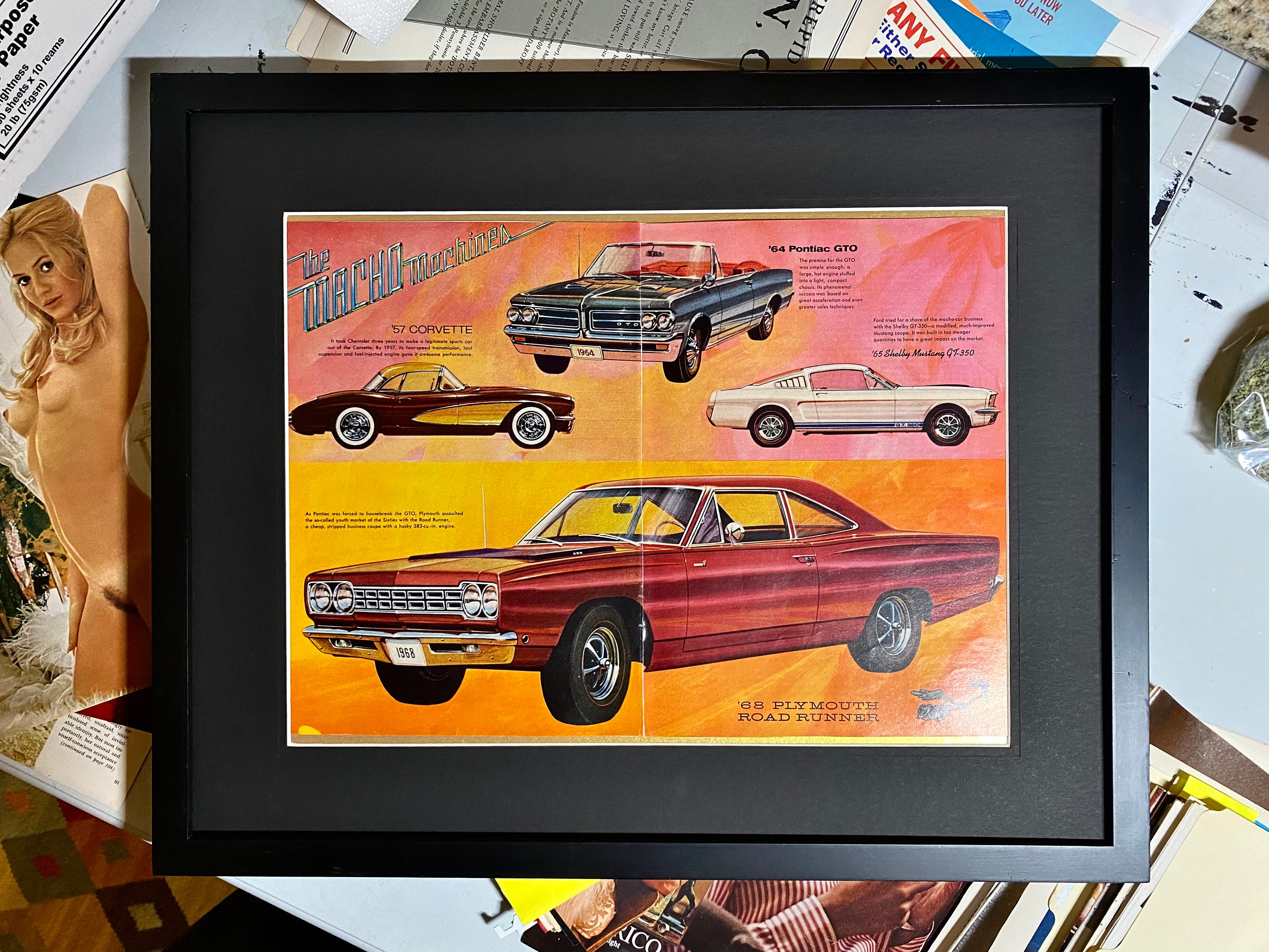 1968 Playboy macho Machines Two Page Spread - Etsy