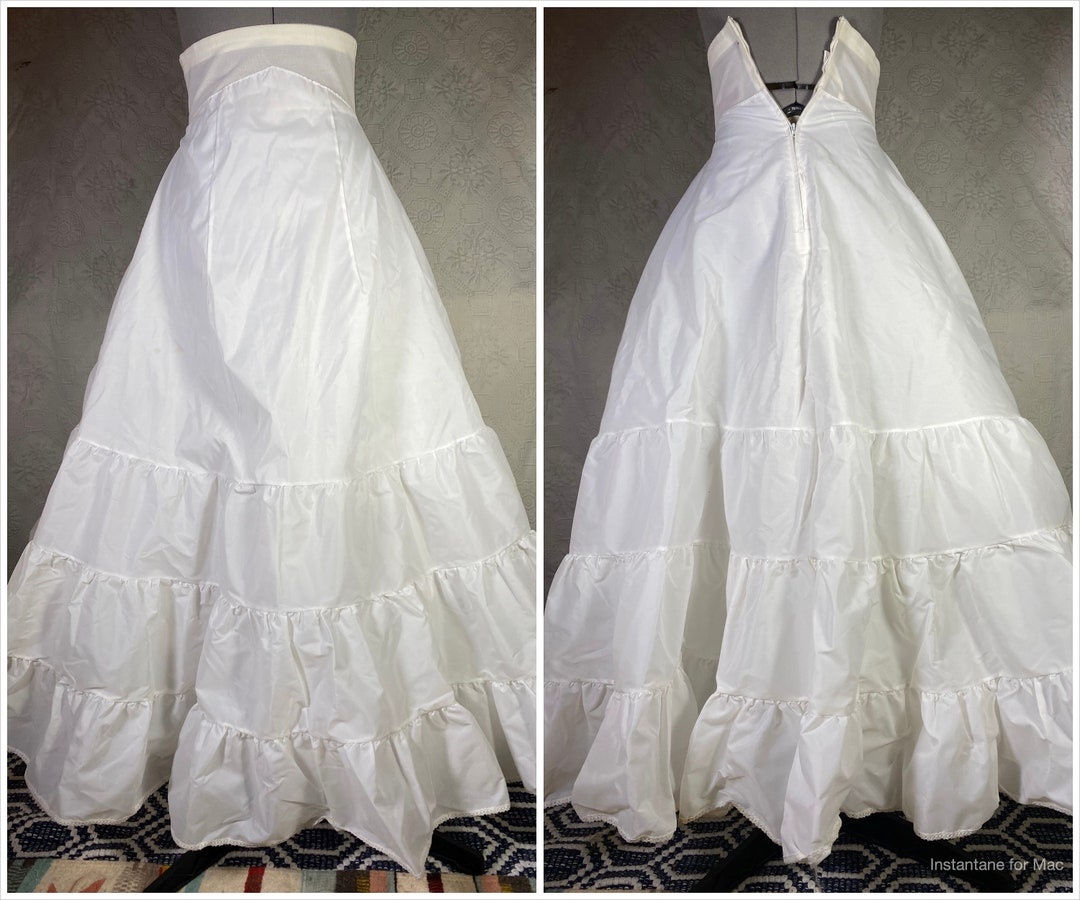 White Ball Gown Crinoline Petticoat Slip Skirt - Etsy