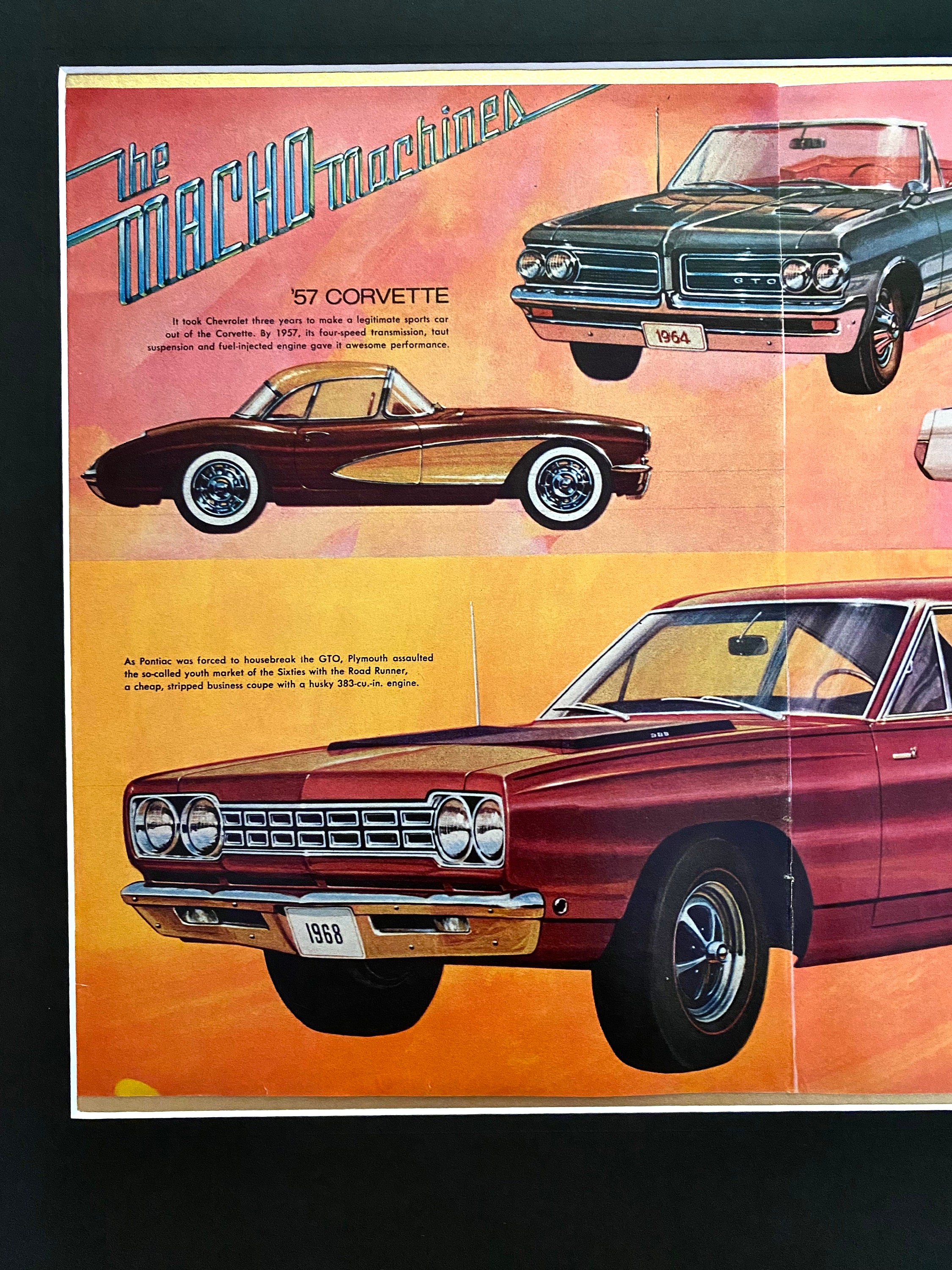 1968 Playboy macho Machines Two Page Spread - Etsy