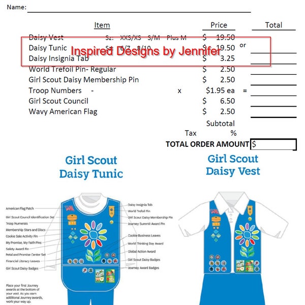 Girl Scout Daisy - Etsy