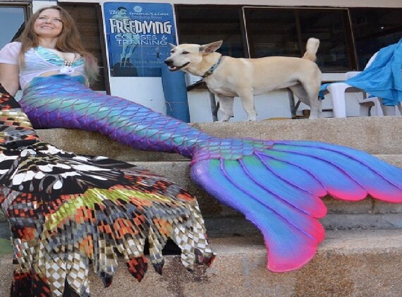 Custom Made Silicone Mermaid Tail Basic No Additional Fins Etsy