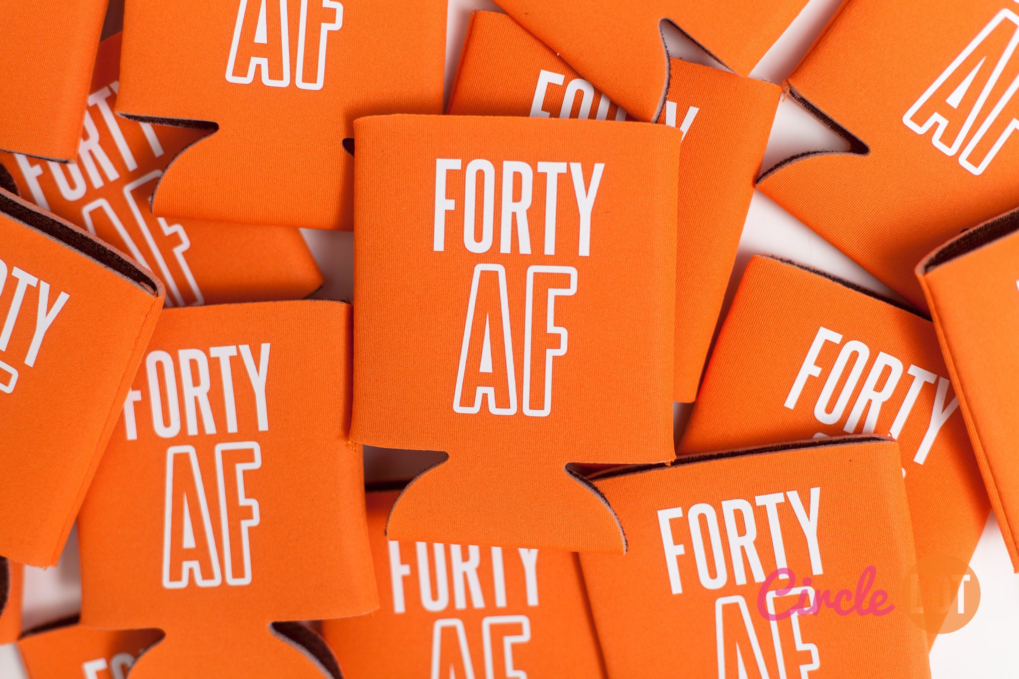 Forty AF Can KOOZIE® Personalized 40th Birthday Party | Etsy