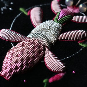 Orchid Mantis Praying Mantis Celestial Goldwork Embroidery Art Wall ...