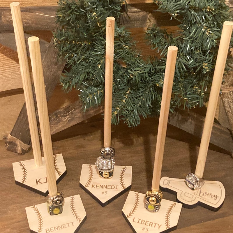 Baseball Ring Display - Etsy