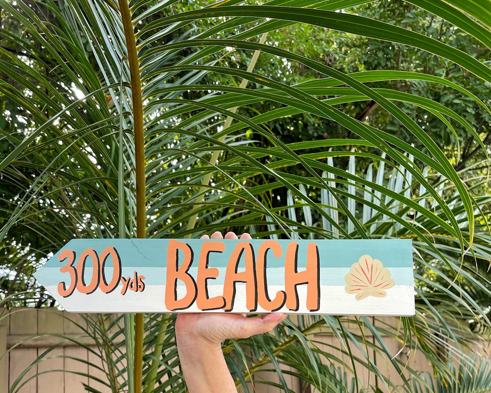 Personalized Beach Directional Sign Mileage Sign Beach Etsy