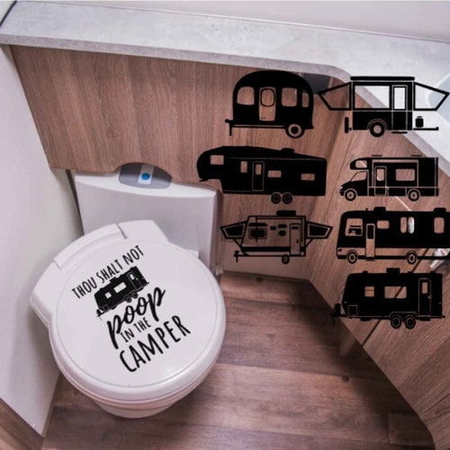 Thou Shall Not Poop in the Camper Camper Decor Rv Gift Rv - Etsy