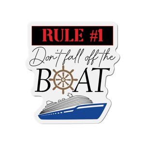 Don't Fall off the Boat Cruise Ship Cabin Door Magnet, Cruise Door ...