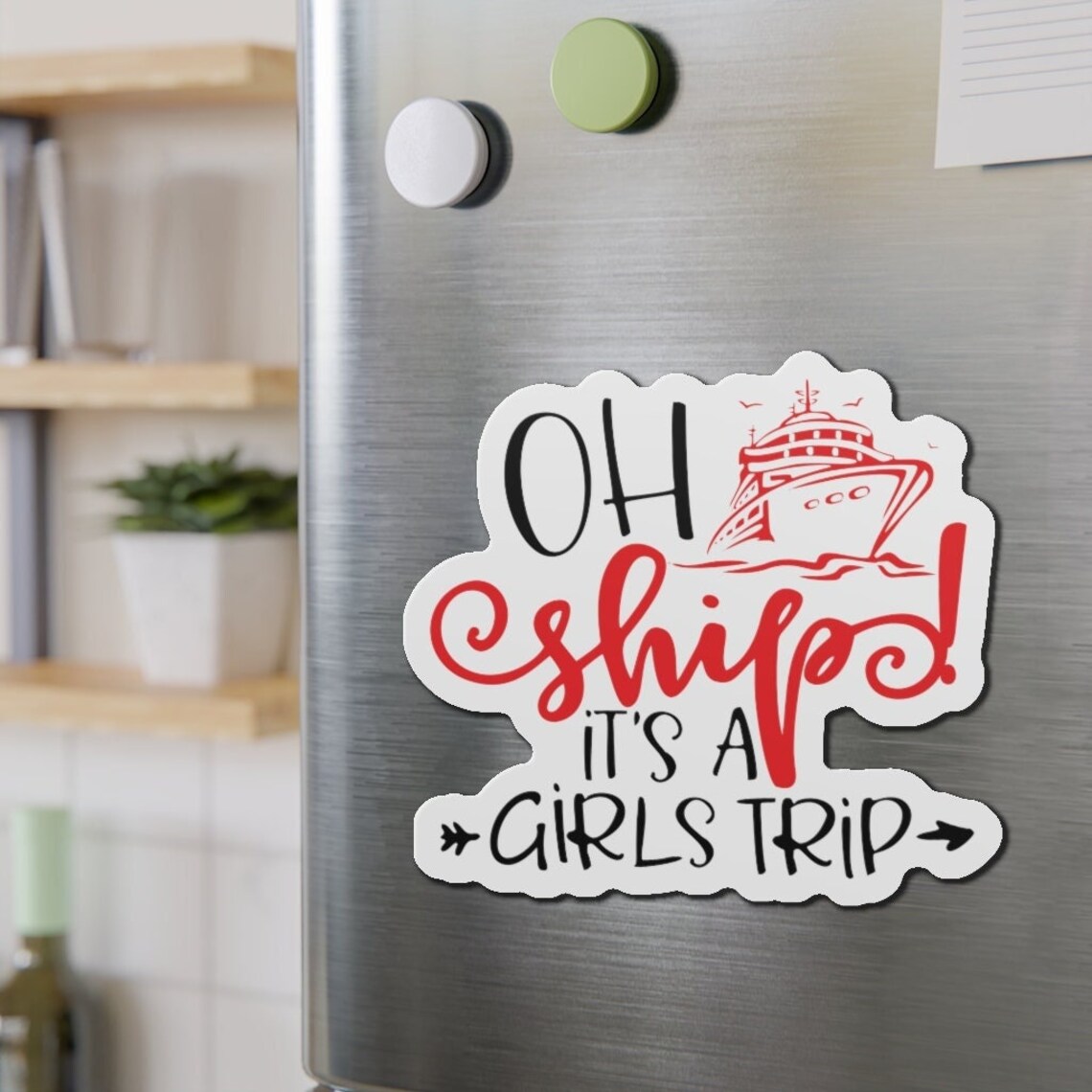 Oh Ship It's a Girls Trip Cruise Cabin Door Magnet - Etsy