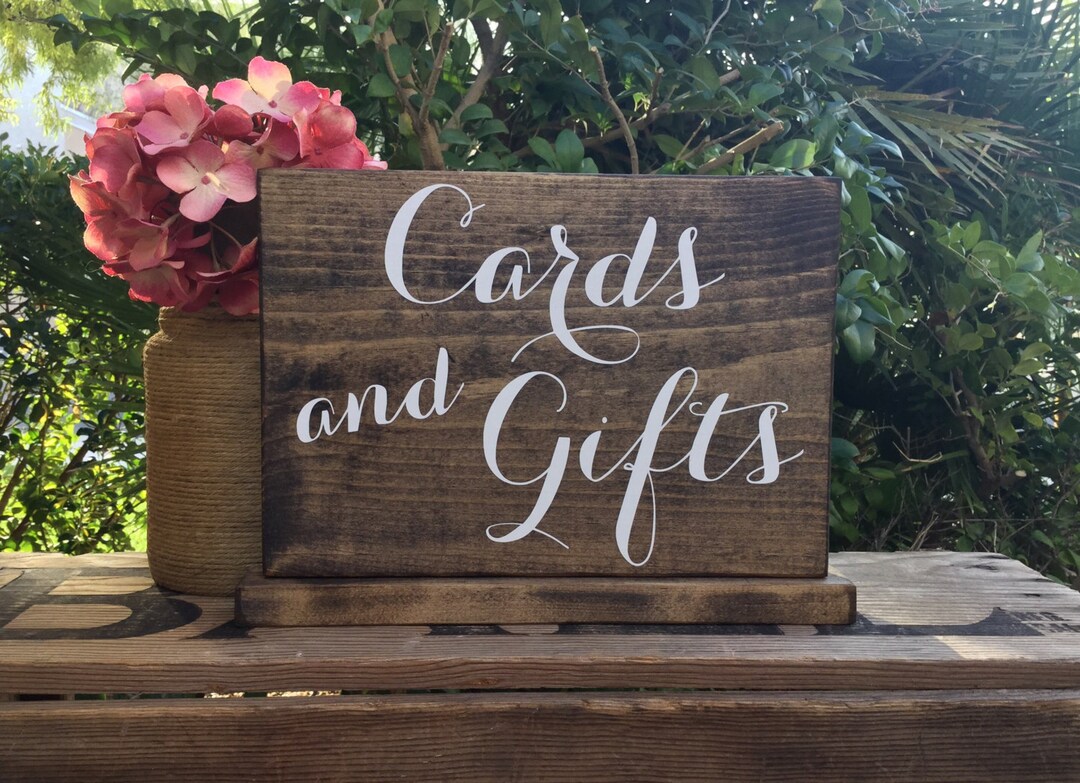 Cards and Gifts Sign, Gifts Sign, Cards Sign, Guestbook Sign ...