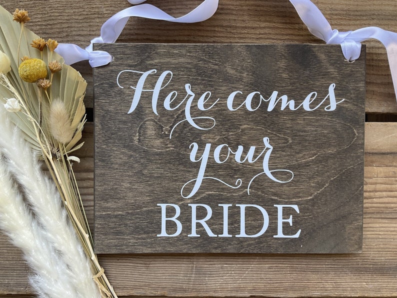 Here Comes Your Bride Sign Uncle Here Comes Your Girl Sign - Etsy