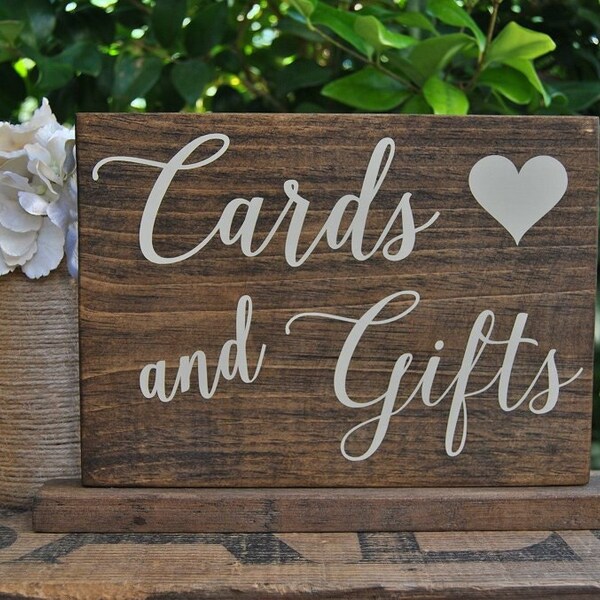 Rustic Wedding Sign Cards - Etsy
