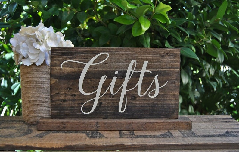 Gifts Table Sign Cards Signs Gifts Sign Wedding Sign - Etsy