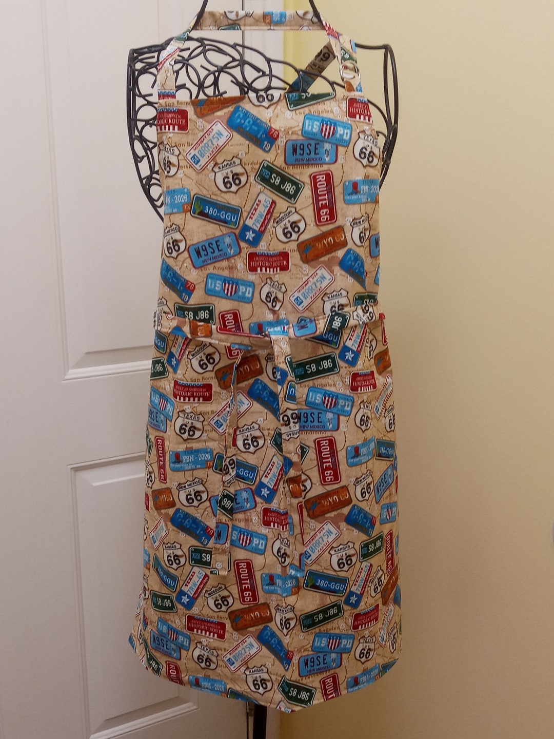 Apron, Lined, Petite Adult Size, Route 66 - Etsy