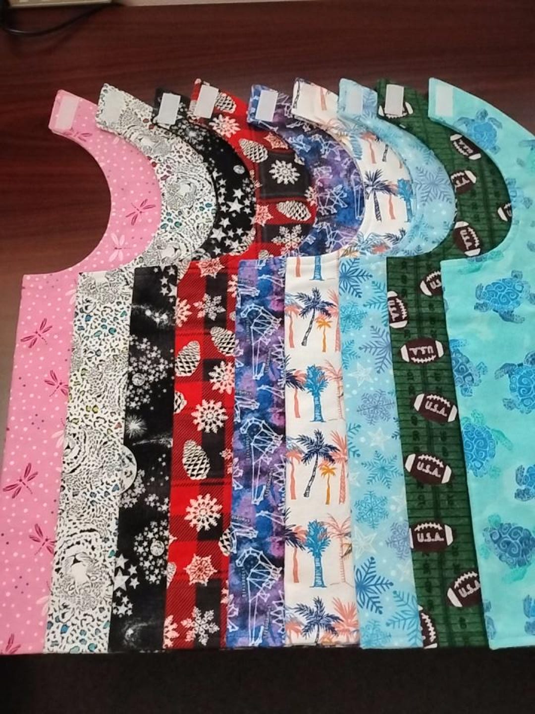 Adult Bibs, Reversible, Regular Length - Etsy