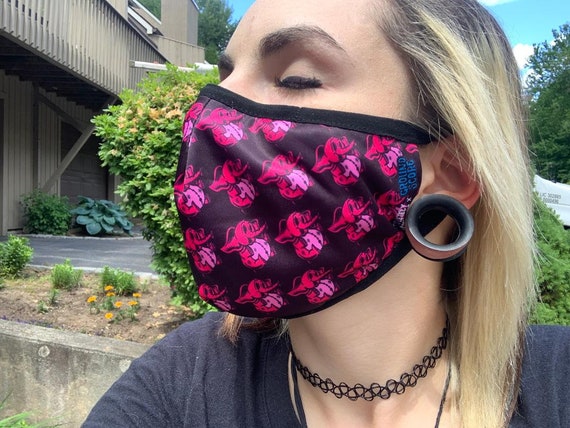 Pink Elephants Face Mask Comes w/ two P.M 2.5 Filters | Etsy