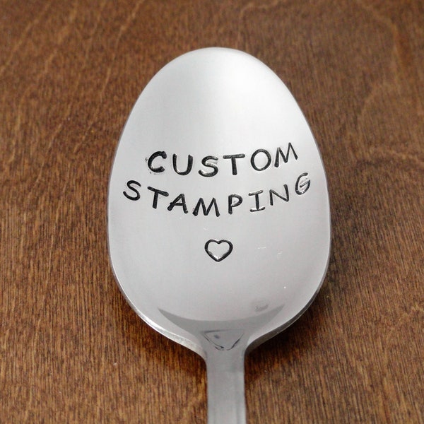 Stamped Spoons - Etsy