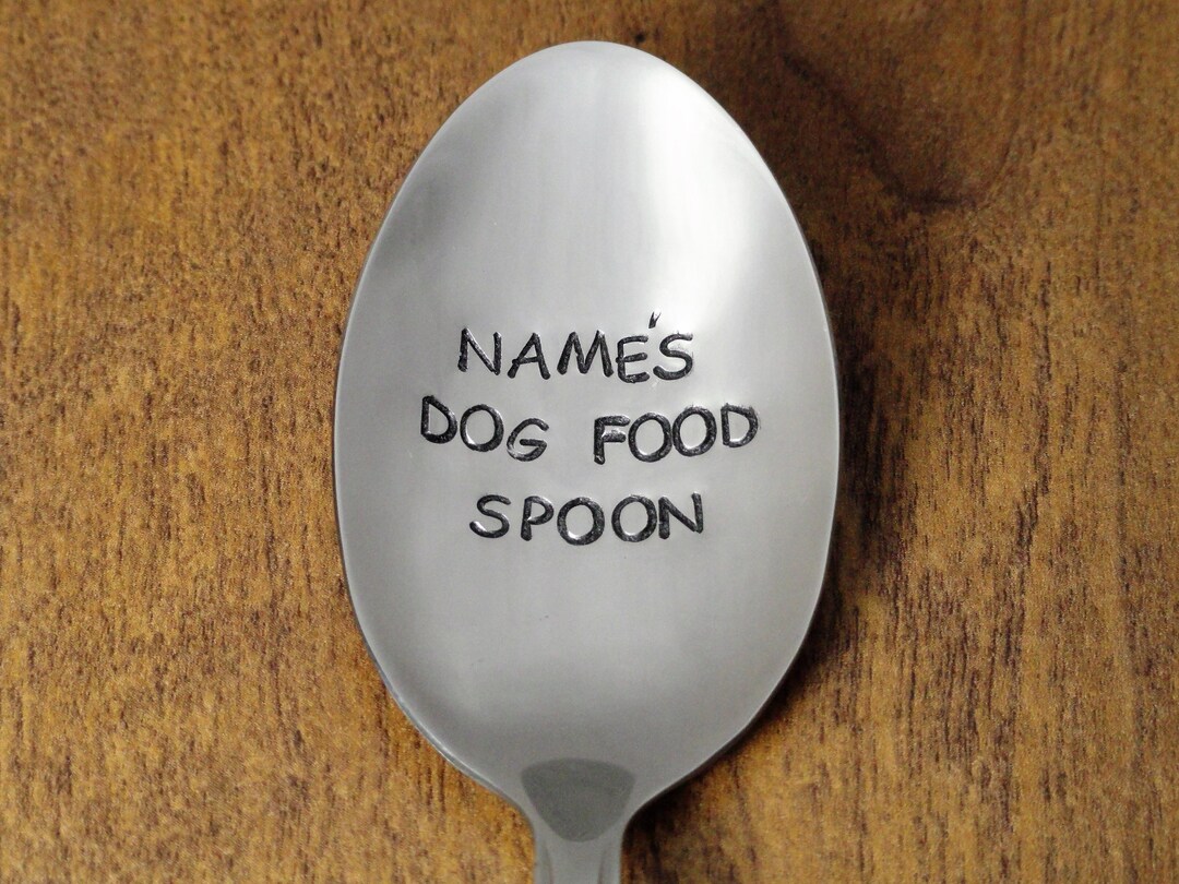 Personalized Dog Food Custom Spoon, Dog Food Spoon, Dog Gift, Dog ...