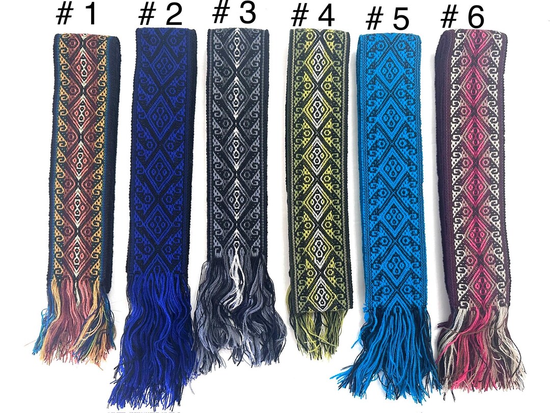 Woven Dance Ceremonial Sash Belt 2 1/4 X 82 Inches - Etsy