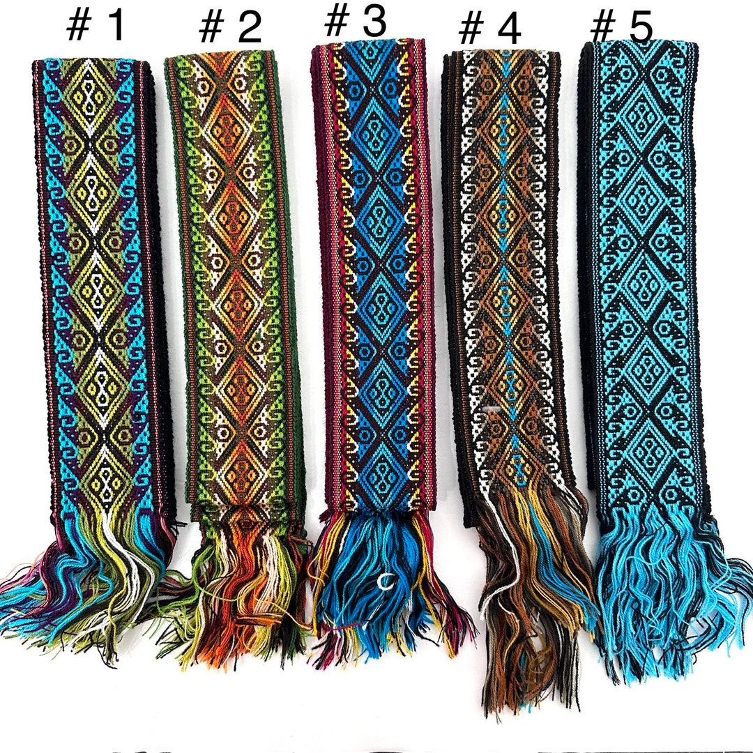 Woven Dance Ceremonial Sash Belt 2 1/4 X 82 Inches - Etsy