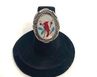 Native Cardinal Ring - Etsy