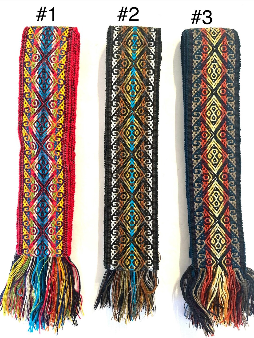 Woven Dance Ceremonial Sash Belt 2 1/4 X 82 Inches - Etsy