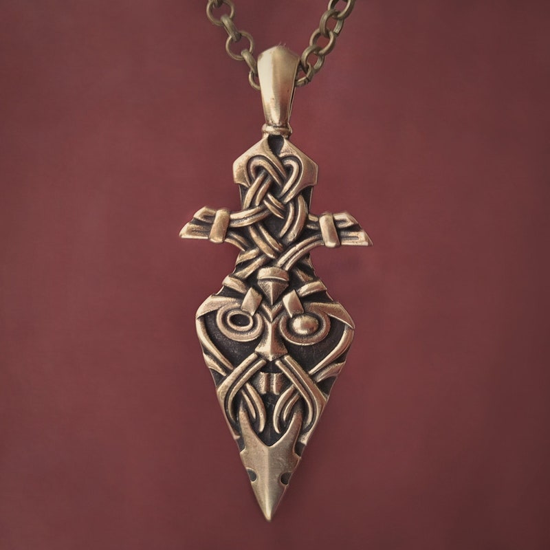Handmade Spear Pendant - Etsy