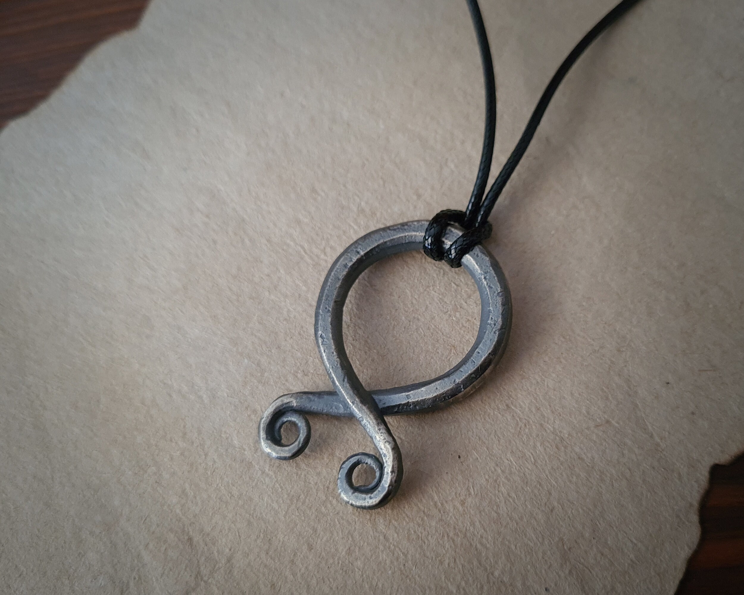 Sterling Silver Troll Cross Pendant: Hand Hammered Viking Norse Amulet ...