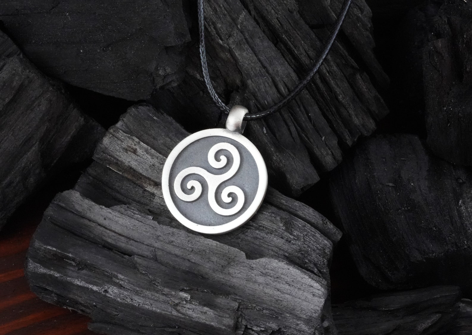 Hand Hammered Celtic Viking Triskelion Triskele Spiral of Life - Etsy