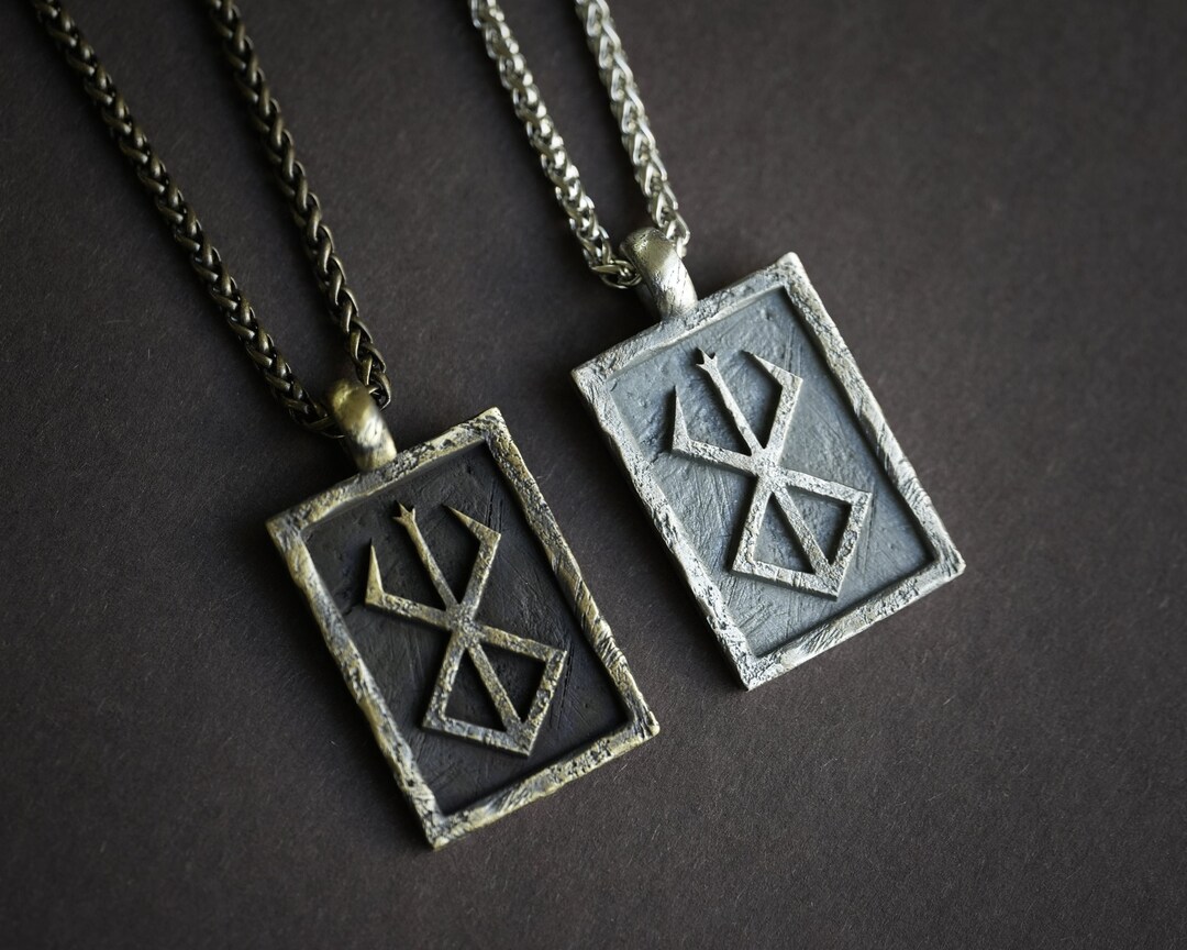 Brand of Sacrifice Rune Anime Necklace Pendant Jewelry Fantasy Cosplay ...