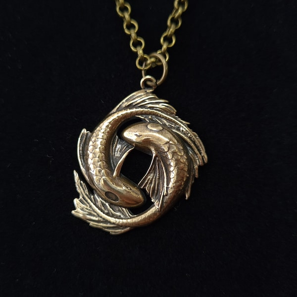 Koi Fish Necklace - Etsy