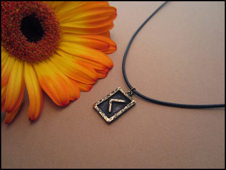 Viking and Norse Kenaz Rune Pendant Fire of Life Viking | Etsy