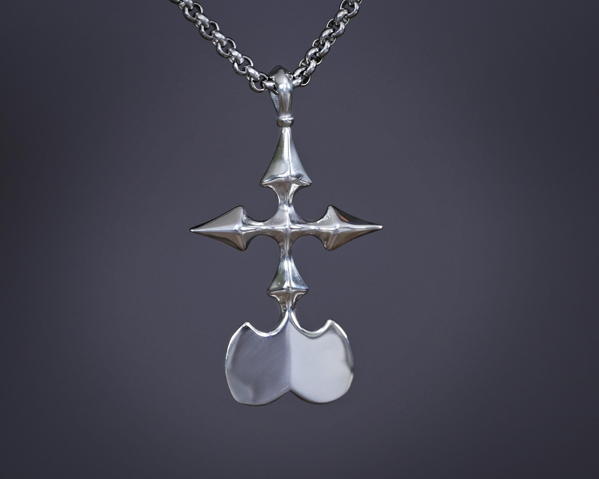 Kingdom Heart Nobody Stainless Steel Pendant Necklace Charm Necklace ...