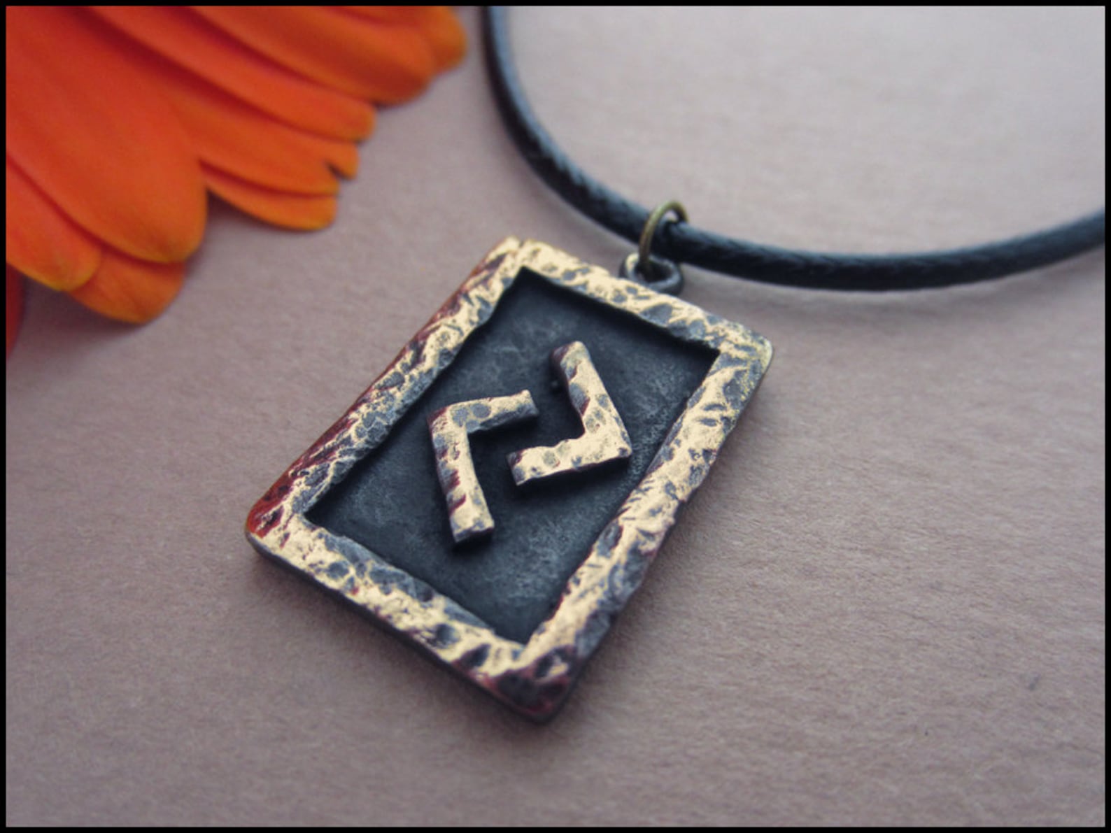 Jera Rune Pendant Harvest and Cycle - Etsy