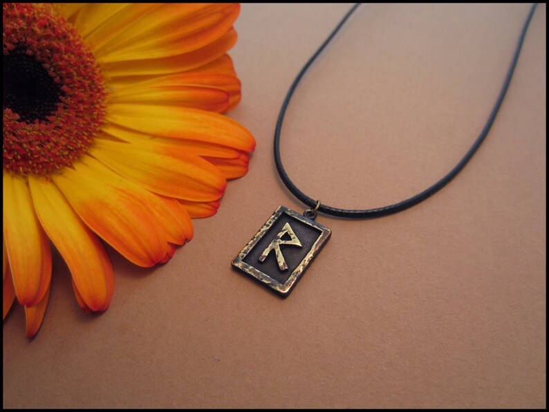 Viking Raidho Rune Journey Viking Norse Jewelry Pendant - Etsy
