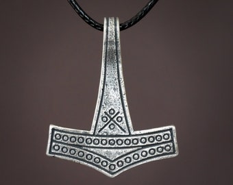 Mjolnir Pendant Thors Hammer Amulet Mjölnir - Etsy