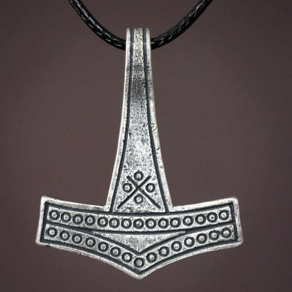 Wood Thors Hammer Necklace - Etsy