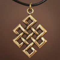 Shrivatsa Metal Wall Art: Eternal Knot, Lucky Charm Decor - Etsy