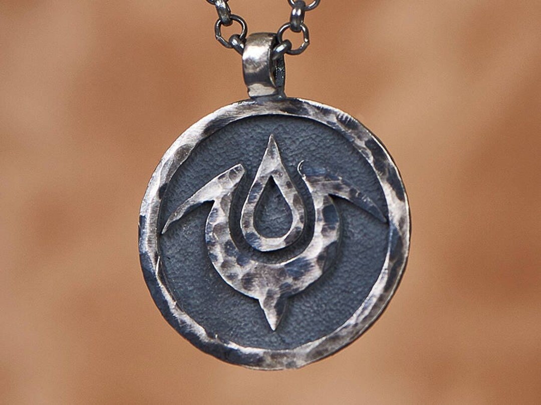 925 Sterling Silver Fire Emblem Exalt Solid Metal Pendant Necklace - Etsy