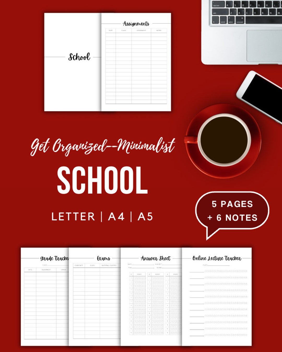 School Planner | Assignment, Grade, Exams, Answer Sheet, Online Lecture ...