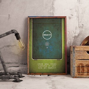 The IT Crowd Poster, the IT Crowd Print, IT Crowd, Father's Day Gift ...